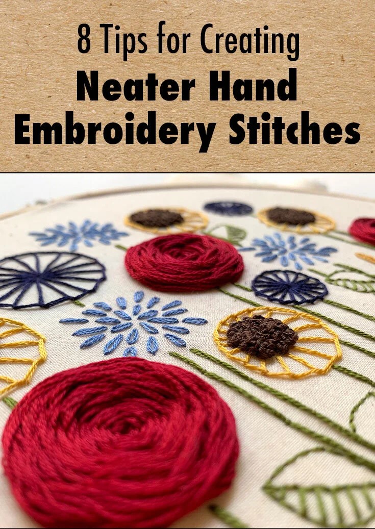 8 Tips for Creating Neater Hand Embroidery Stitches – My Drawing Space
